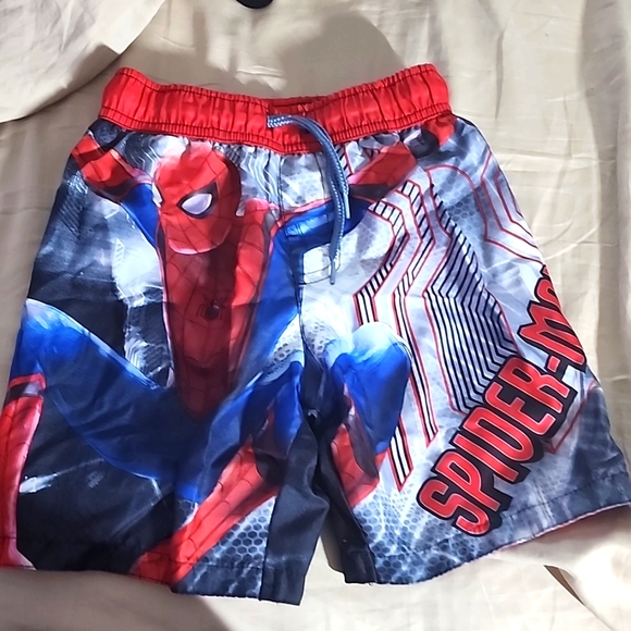 Marvel | Swim | Marvel Spiderman Boys Swim Trunks Sz 4 | Poshmark
